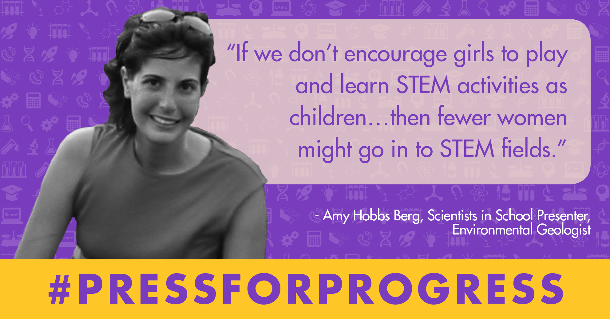 How We #PressForProgress: Amy Hobbs Berg | Scientists in School